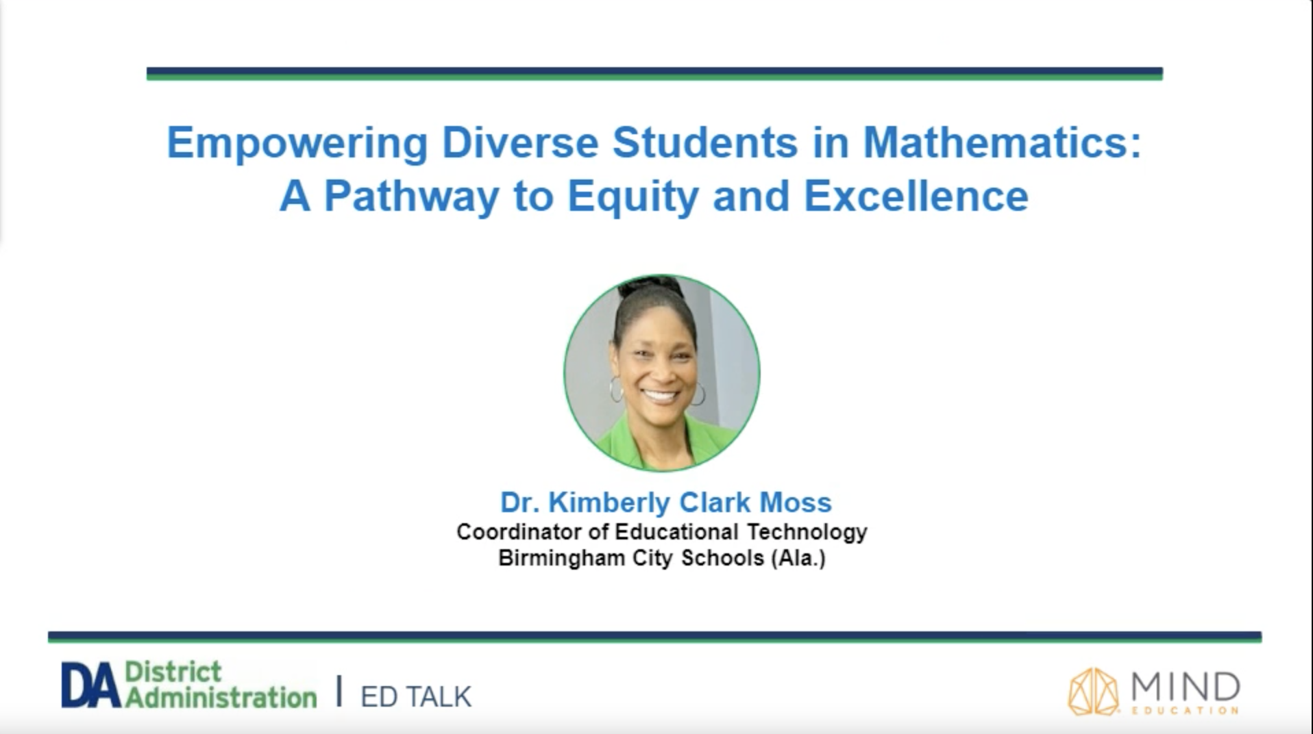 Empowering Diverse Students in Mathematics Webinar - MIND Education