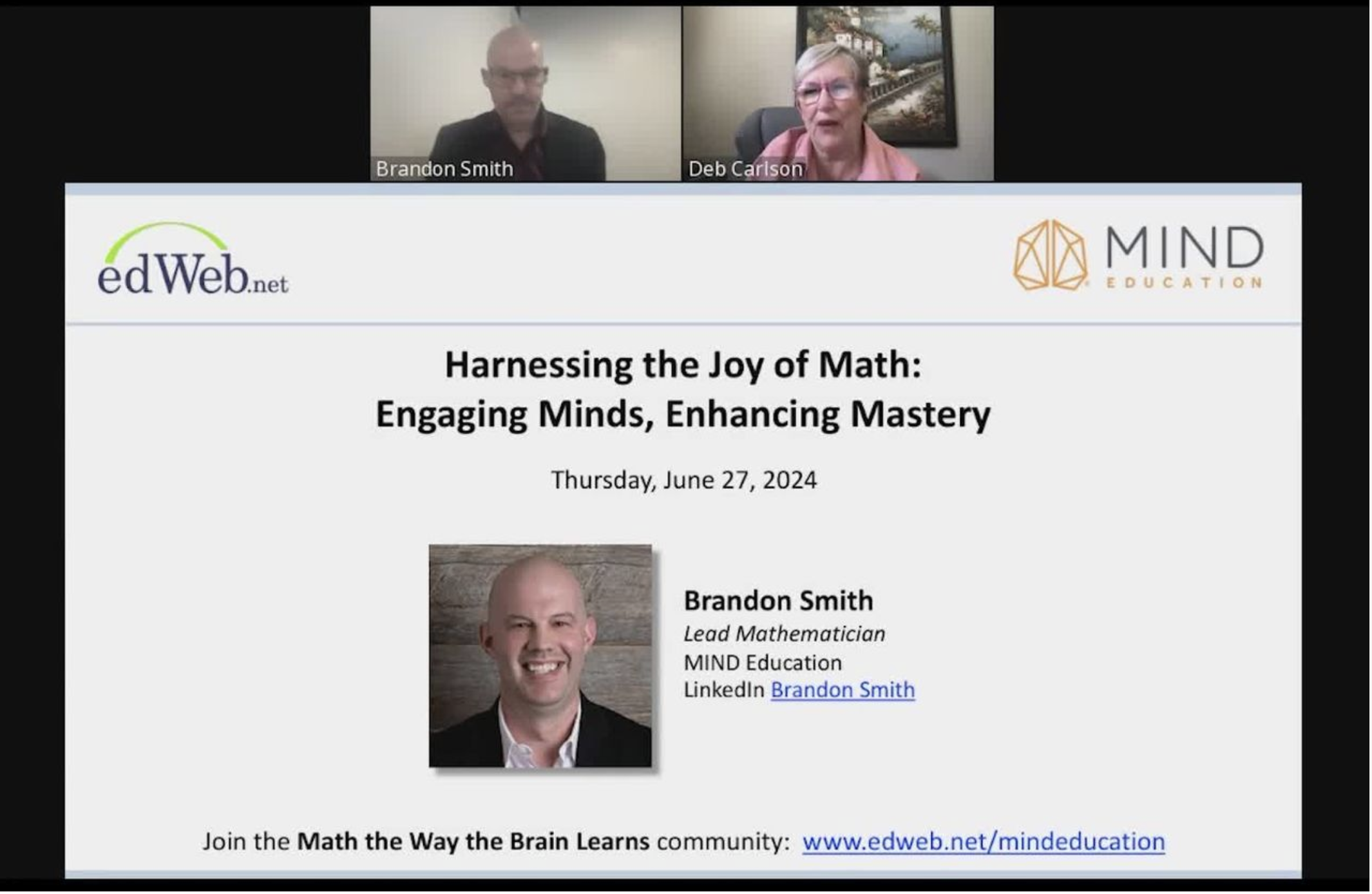 Harnessing the Joy of Math: Engaging Minds, Enhancing Mastery Webinar ...